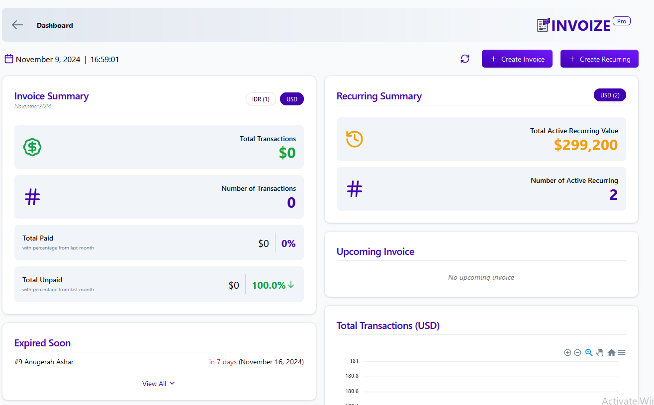 Invoize - Professional Invoicing WodPress Plugin. Try it now